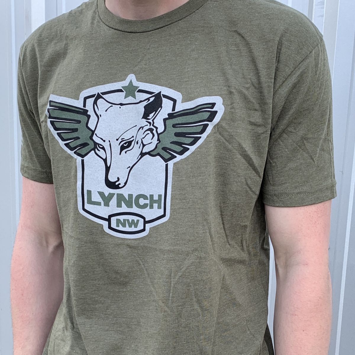 Basic Crew Neck Next Level T-Shirt 2-Pack - Midnight + Military Green ...