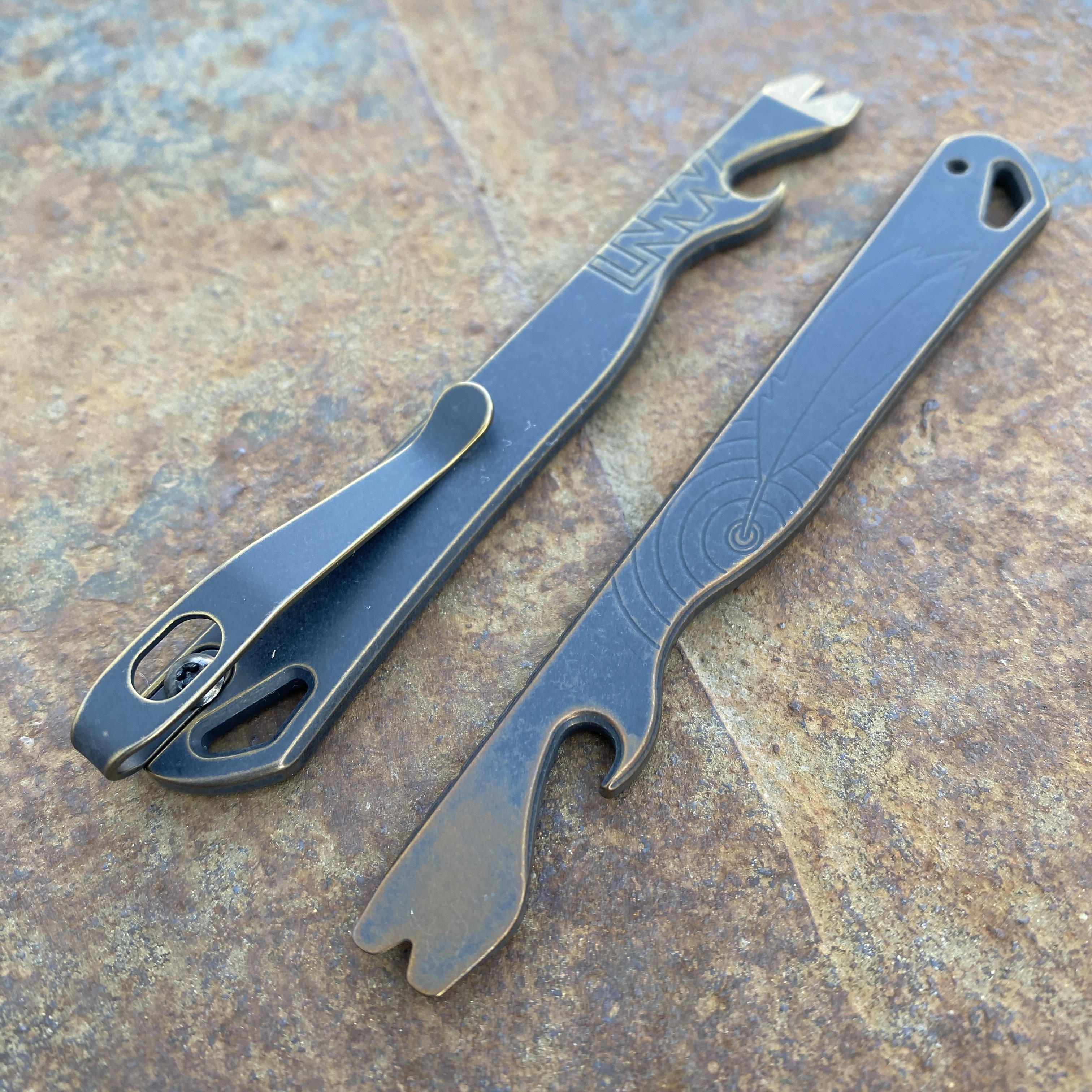 All Access Pass v3.5 "Feather" Battle Black and Bronze Limited Run Prybar