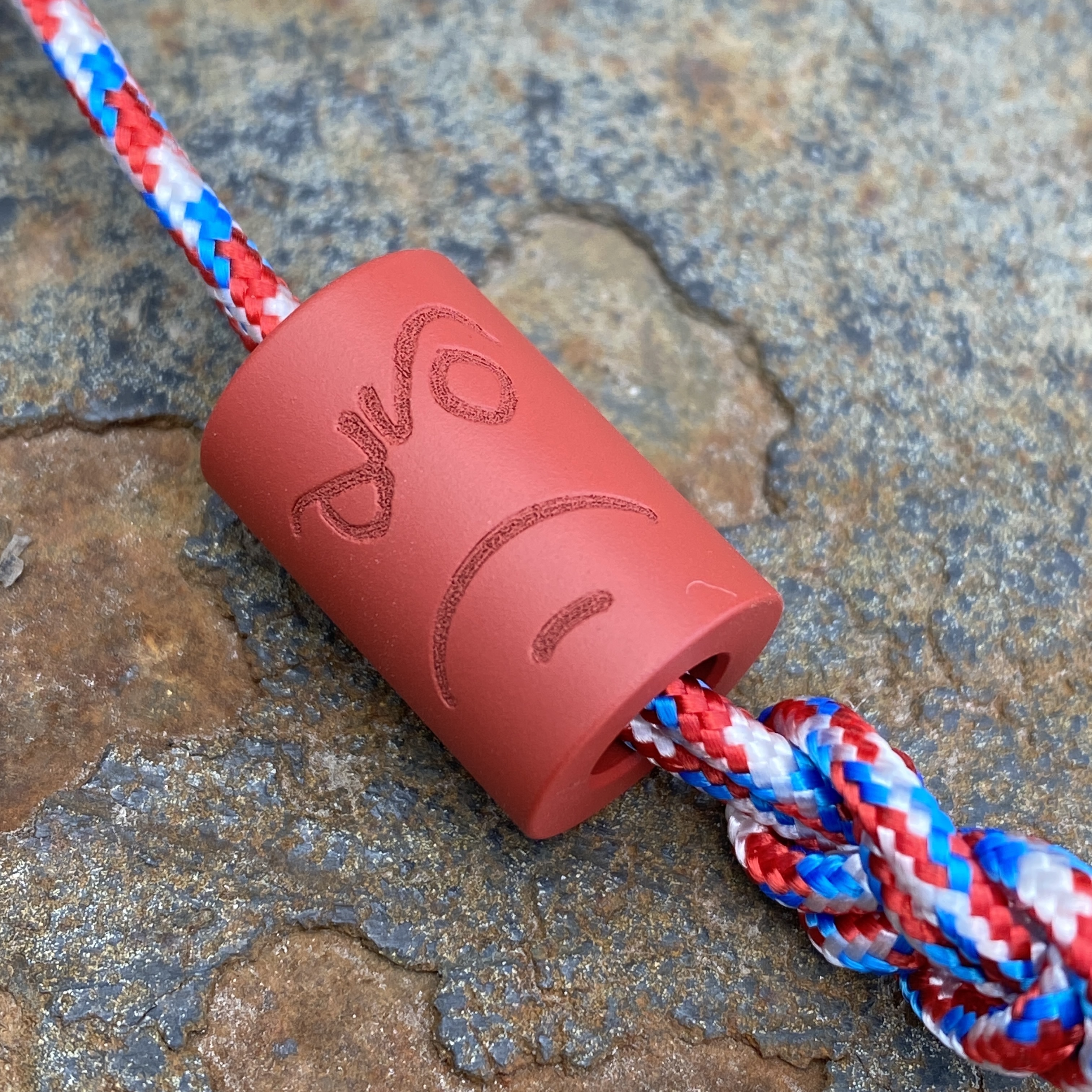 "Two Face" Titanium Bead