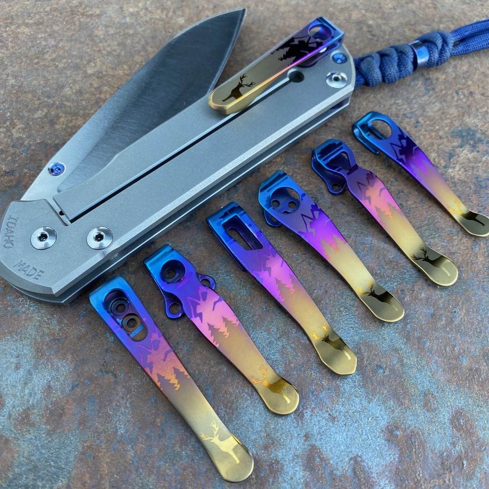 Selkirk Range Deep Carry Titanium Pocket Clips