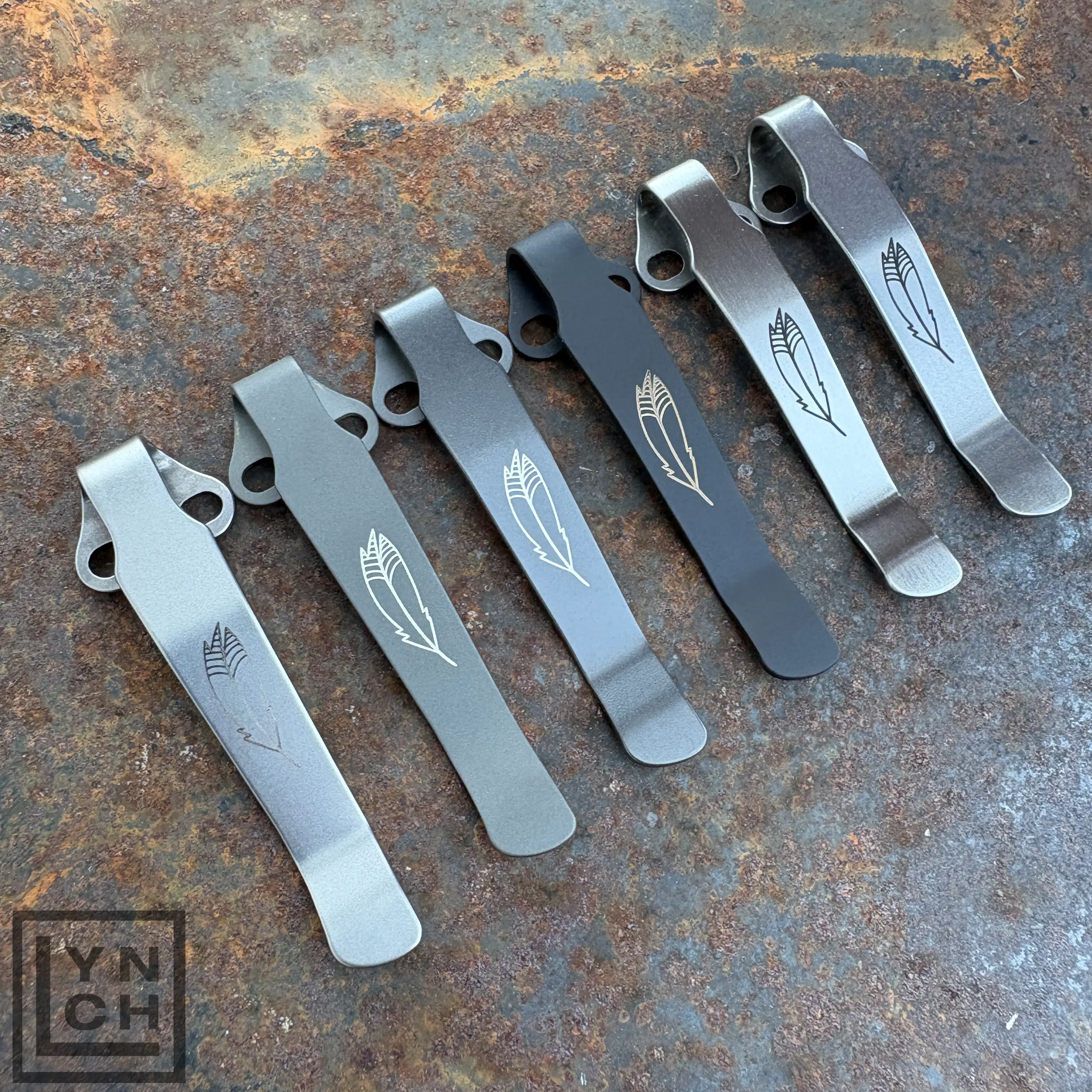 Chaves Model A Deep Carry Titanium Clip