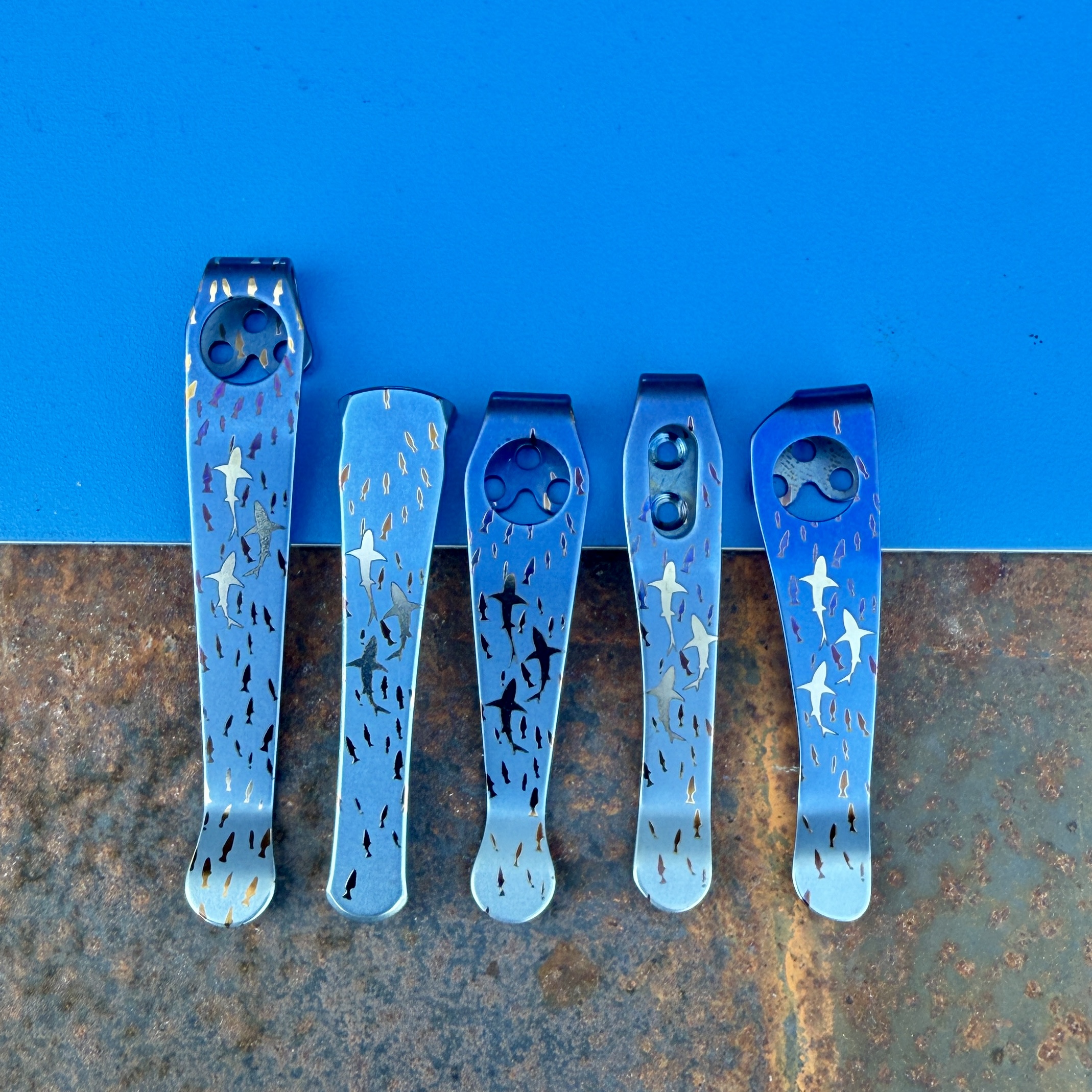 Saltwater Deep Carry Titanium Pocket Clips