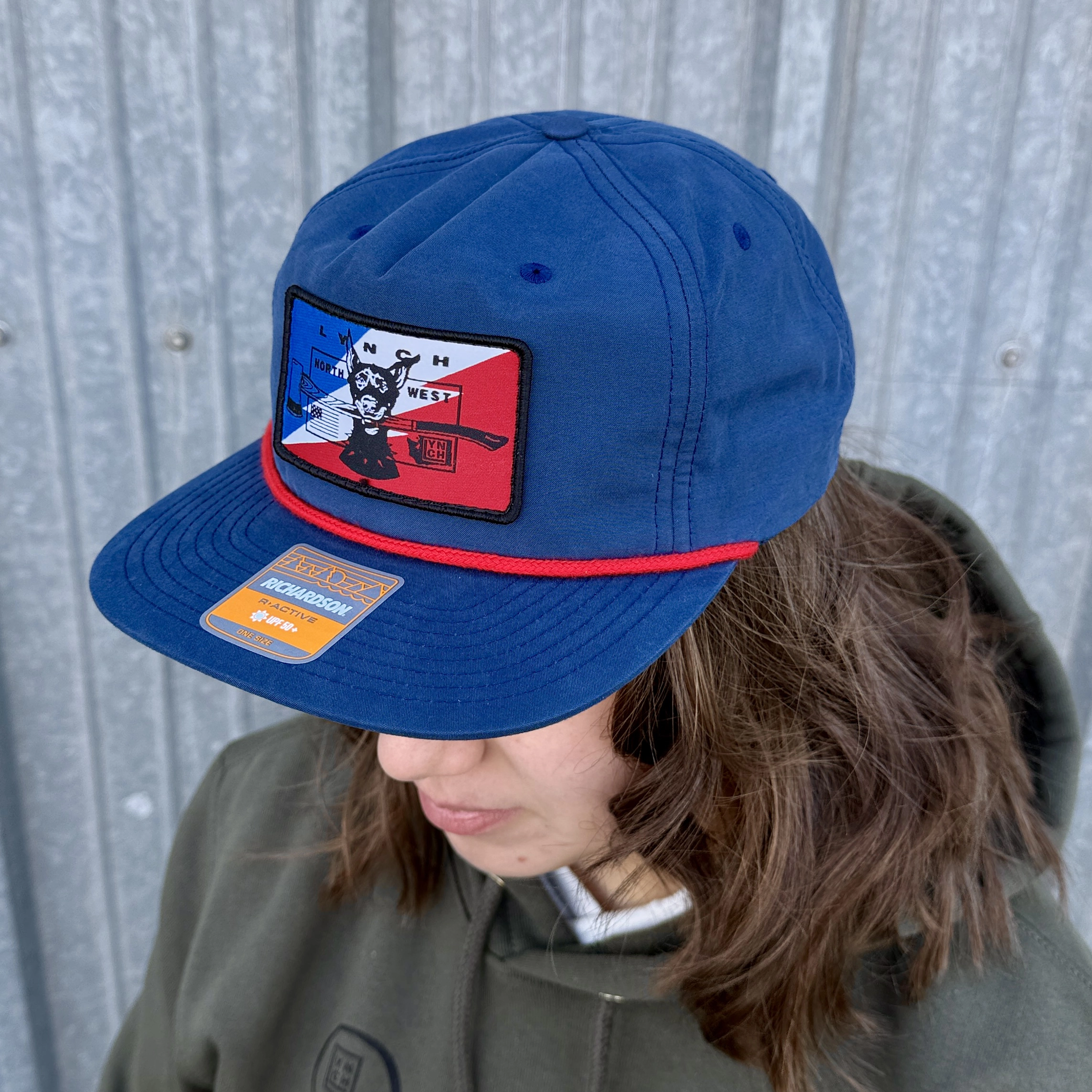 Bolt Dog - Navy/Red Richardson 256 Umpqua Snapback Cap